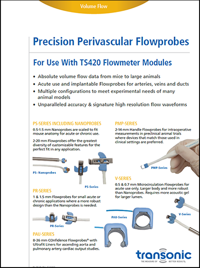 Perivascular Flowprobe Resources